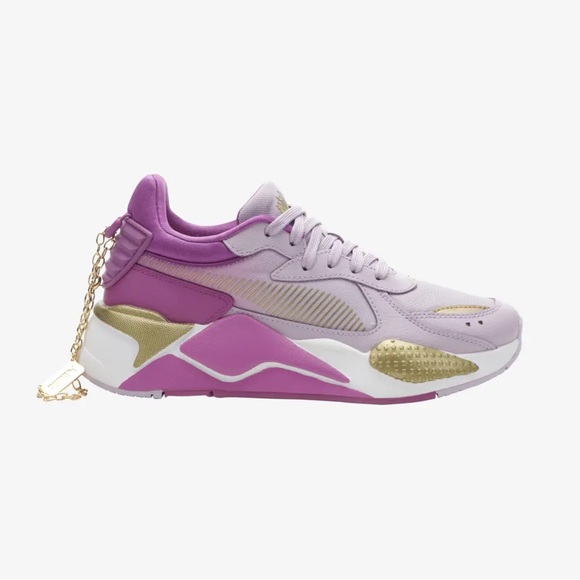 Puma | Shoes | Puma Rsx Womens Purple Gold Pink Rsx New | Poshmark
